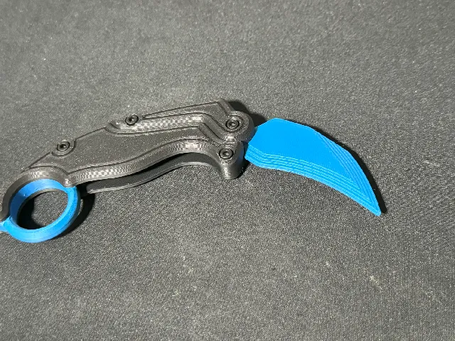 Make of Gravity Karambit Knife Fidget Toy by Kcamozzi | Download free ...