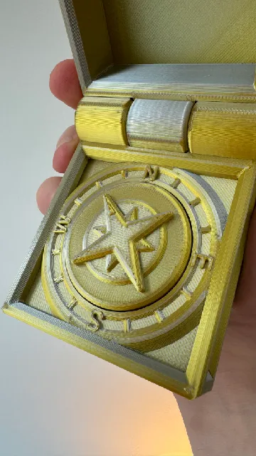 Make of Compass Box ( with spinning dial ) by iMars | Download free STL ...