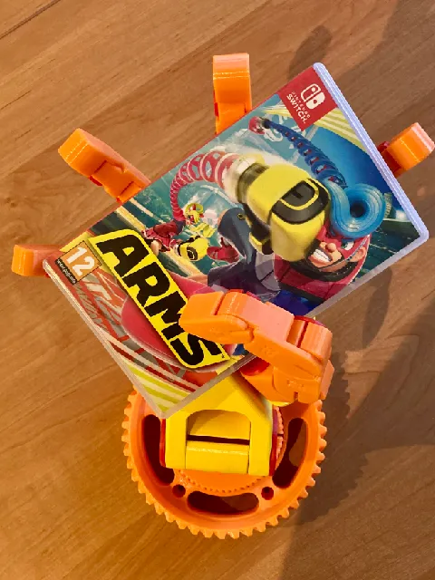 Make of Poseable Robot Hand (Right Hand) (PLA) by Satyr | Download free ...