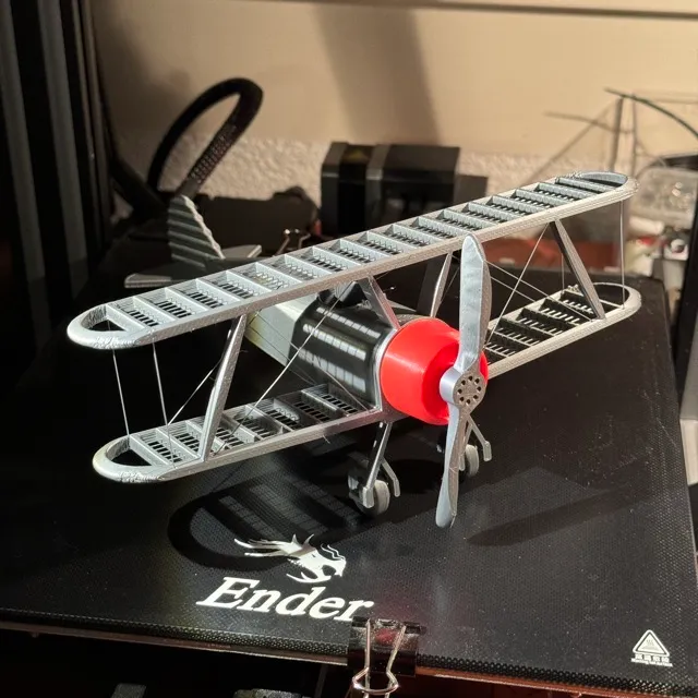 Make of String Biplane: No Supports by UliLac | Download free STL model ...
