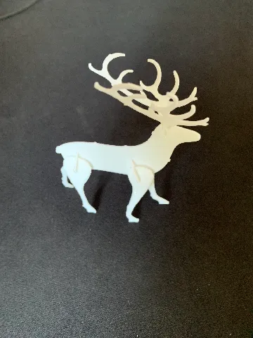 Christmas Deer kit card by Sabre Design | Download free STL model ...