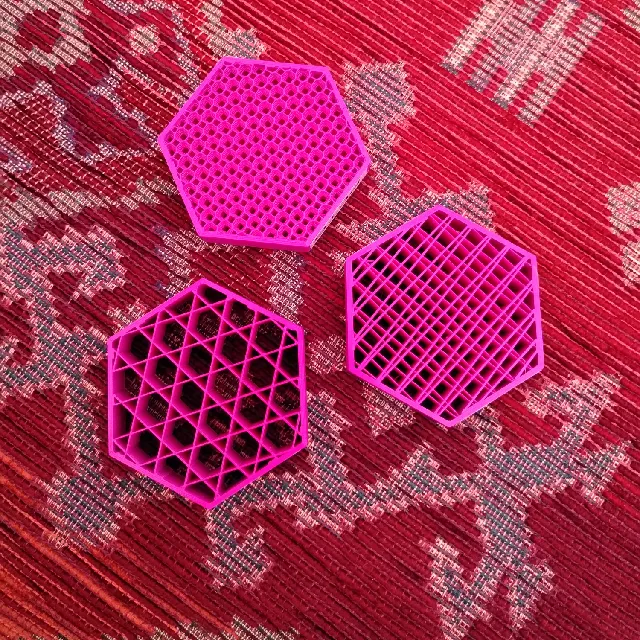 Make of Infill pattern sample hexagon collection by LittleJoeMuc ...