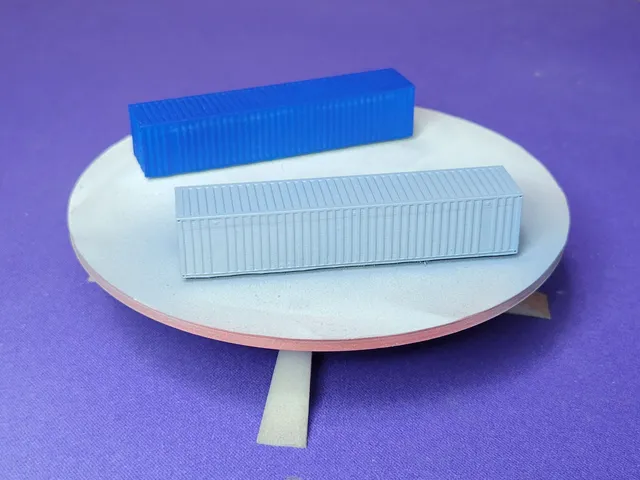 Make of HO scale container 40ft (piko-compatible) by EricS | Download ...