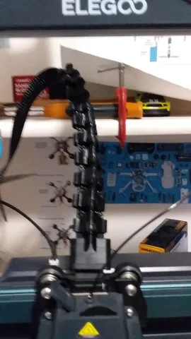 Give your Elegoo Neptune 4 Plus/Max a spine, a cable chain spine by edl ...