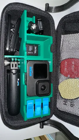 GoPro Hero 10 Transport Case Organizer by Deejay | Download free STL ...