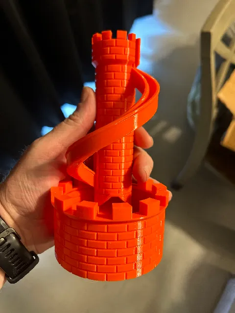 Make of Castle Slide Coin Storage by The 3D Printing Warrant | Download ...