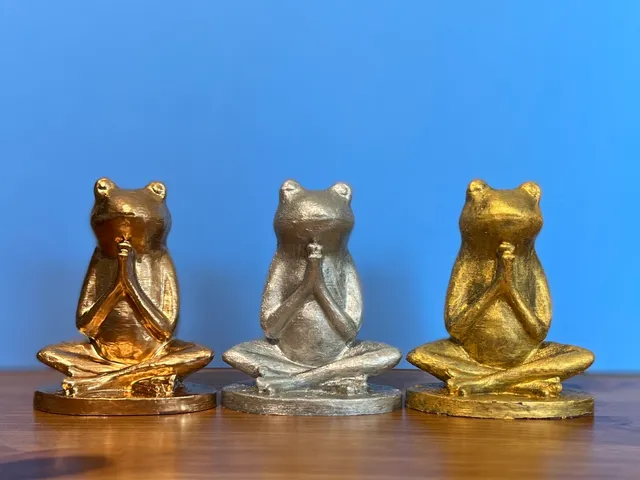 Make of Praying Frog Statue by Mete | Download free STL model ...
