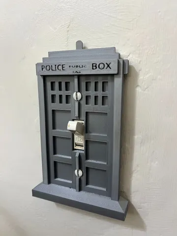 Tardis light switch by Xanth | Download free STL model | Printables.com