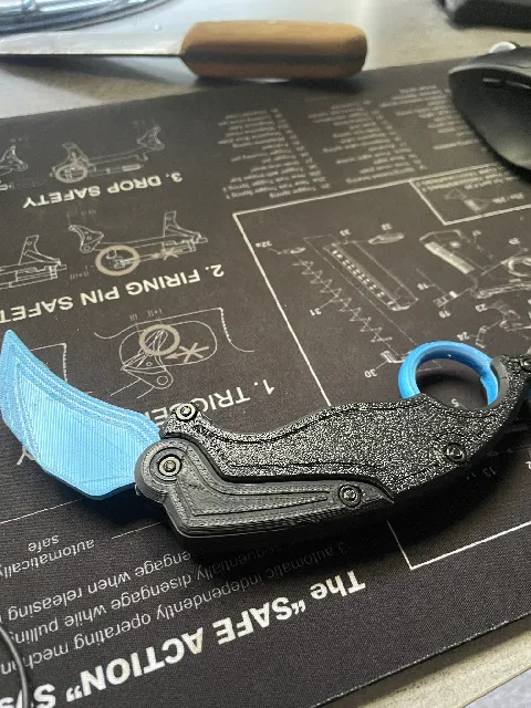 Make of Gravity Karambit Knife Fidget Toy by Jacob Drum | Download free ...