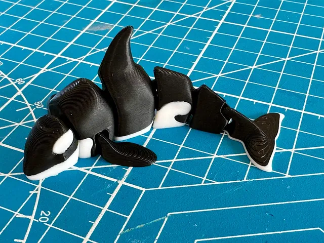 Make of Articulated Orca (singlecolor and multicolor) by Radish ...