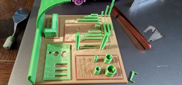 Make of Complete 3D Printer test all in one (stress test, bed level ...