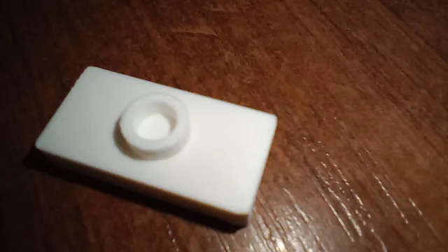 Lego Compatible (3794a.dat) Plate 1 x 2 without Groove with 1 Centre ...