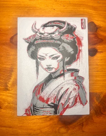Blood Geisha by julian_nikolovv | Download free STL model | Printables.com
