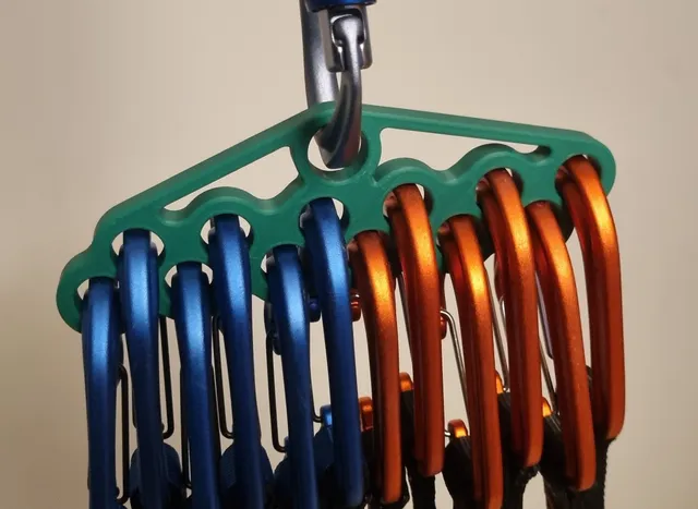 Climbing Quick Draw Rack by 13lubushby | Download free STL model ...