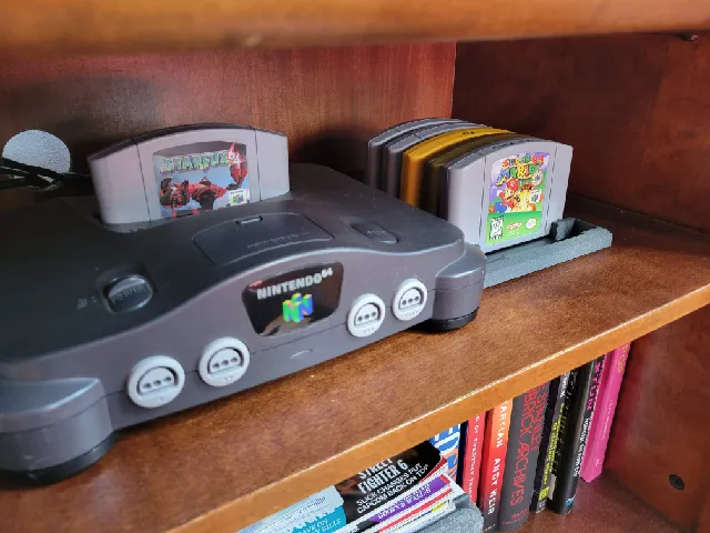 Make of Nintendo 64 Game Organizer by huczekdesign | Download free STL ...
