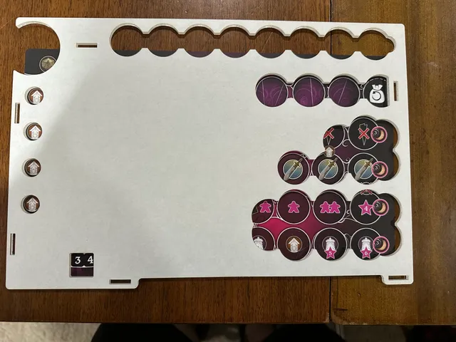 Wonderland's War Acrylic Overlays for Laser Cutting by Mike F ...
