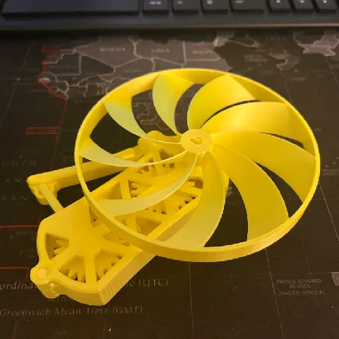 Squeeze fan - New waterproof fan!(screwless) by Gamma4D | Download free ...