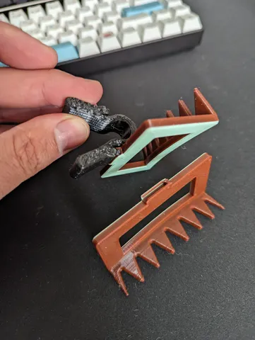 Modular hair claw clip V3 by Edgar.A | Download free STL model ...
