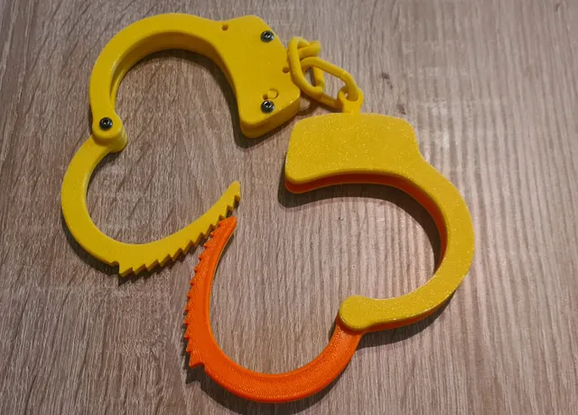 Realistic Handcuffs by sthone | Download free STL model | Printables.com
