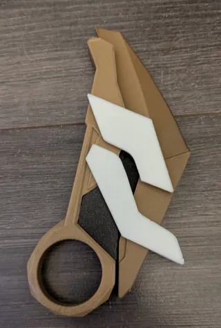 Folding valorant prime karambit by Adamski | Download free STL model ...