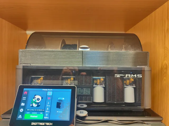 AMS Lid Riser XL for Bambu Lab AMS by DesignCraft | Download free STL ...