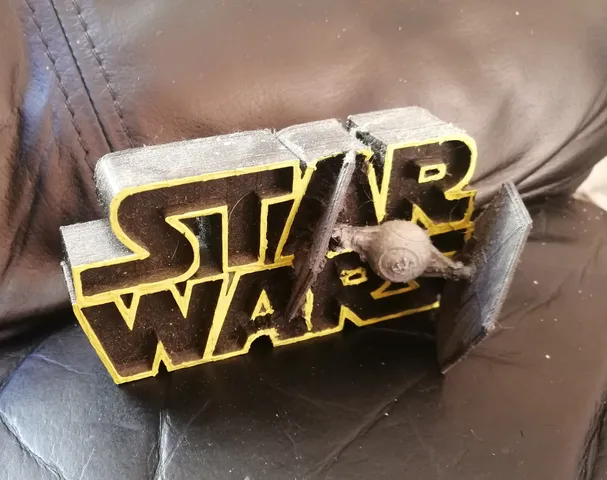 Star Wars - 3D logo by Medelis3D | Download free STL model | Printables.com