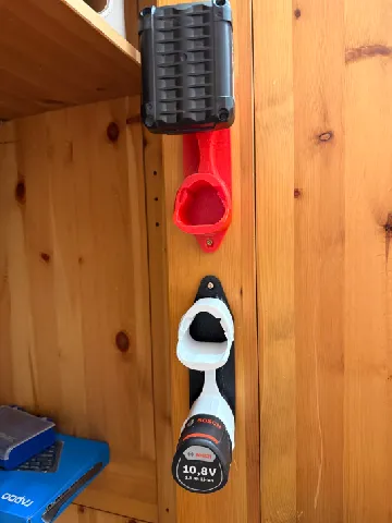 Bosch 12V Battery Holder Wall Mount by Thomas Satterly | Download free ...