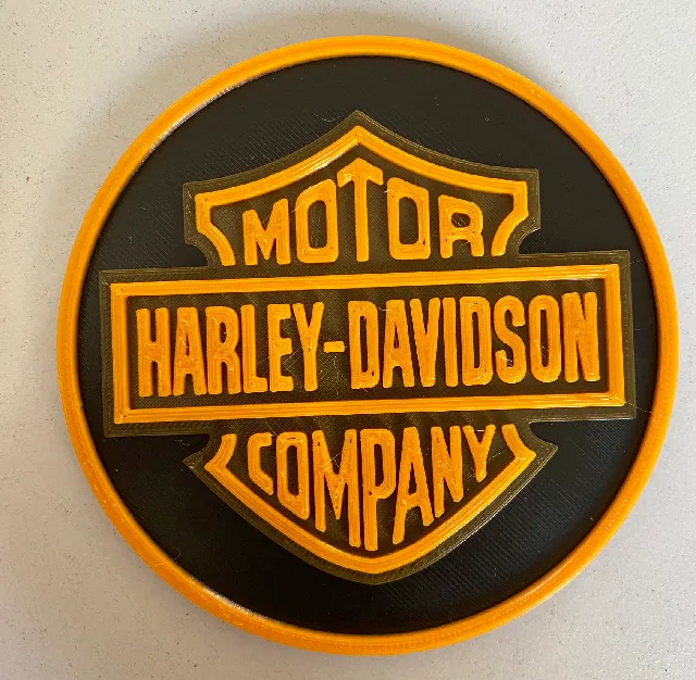 Make of Coaster Harley-Davidson by Lombex | Download free STL model ...