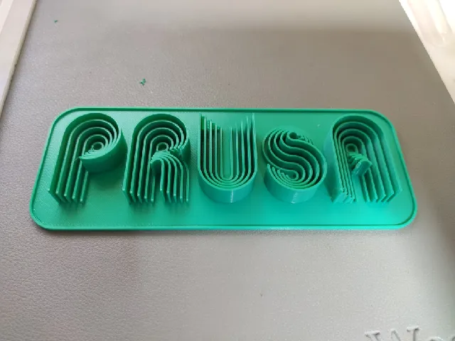 Make of Retro Fonts - Prusa Logo by cargUlet | Download free STL model ...