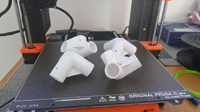 Make of 3 Way Pipe Connector by Piotr | Download free STL model ...