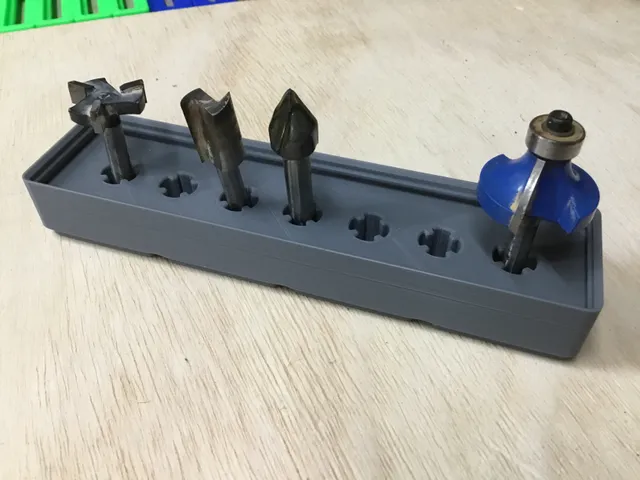 Gridfinity router bit tray by Schenk | Download free STL model | Printables.com