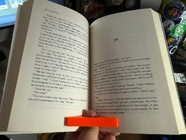 Make of One-Handed Book Holder by Glitch_94 | Download free STL model ...
