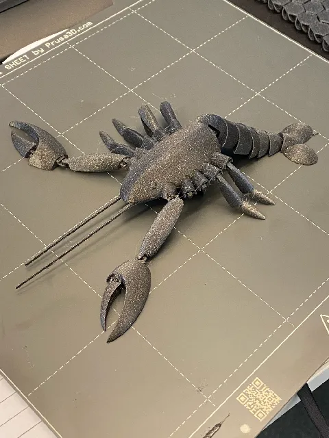 Make of Articulated Lobster by Lauds | Download free STL model ...
