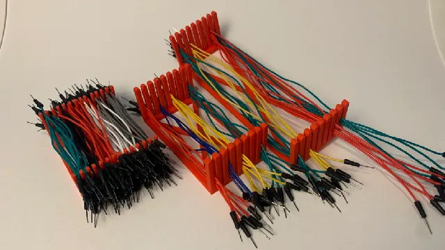 Arduino / Breadboard Jumper Wire Organizers by BoredCAD | Download free ...