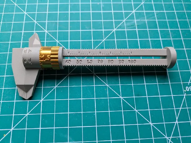 Make of 0.05mm Resolution Dial Calipers by Venice3D | Download free STL ...