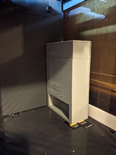 Make of BentoBox v2.0 Carbon filter for Bambu Lab X1C, enclosed P1P ...