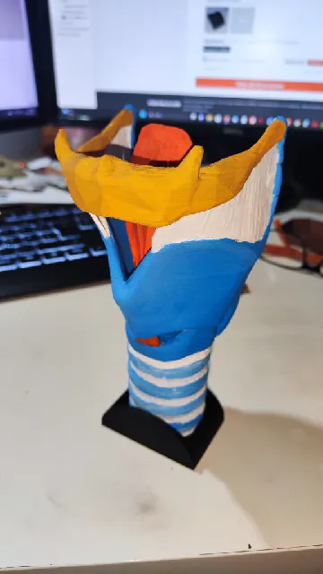 Make of Printable Model Larynx by Sidious 01 | Download free STL model ...