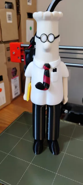 Make of Dilbert by Macronot | Download free STL model | Printables.com