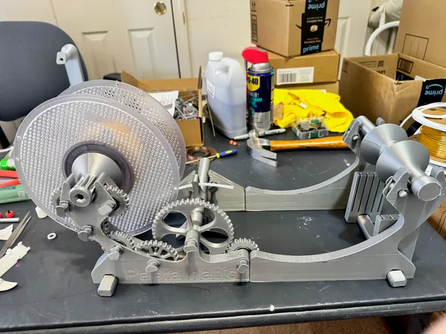 Make of Pastamatic - Filament Spool Winder for Bambu Lab X1C/P1P AMS ...