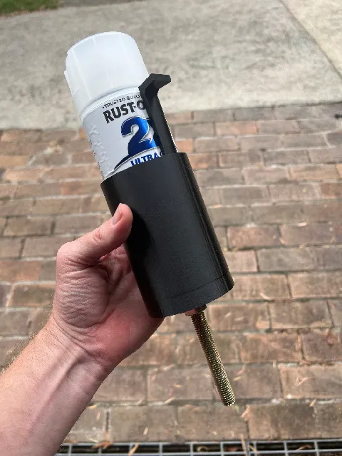 Make of Paint can shaker/mixer for hand drill by Phil Beresford ...