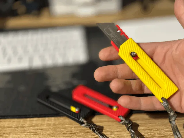 Slicey - EDC Utility Blade / Box Cutter by Downloaded Goods | Download ...