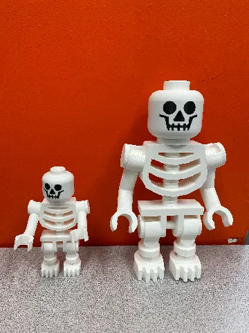 Skeleton Brick MegaFigures (5:1 Scale) by BrickDreams | Download free STL model | Printables.com