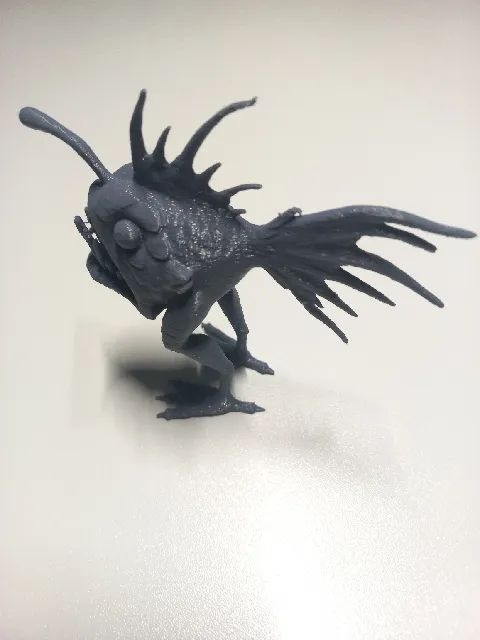 Make of Deep Sea Chicken Fish by mosselini1 | Download free STL model ...