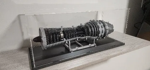 Make of 3d Printable Turbojet Engine by dahufka | Download free STL ...