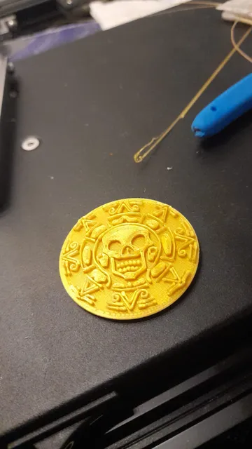 Make of Pirates Of The Caribbean Aztec Gold Coin by Bartfast | Download ...