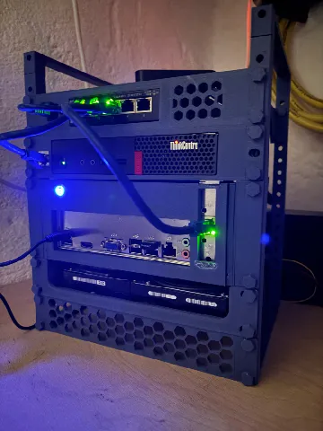 2u 10 inch rack Mini-itx case for PFsense or OPNsense by rebelangel ...