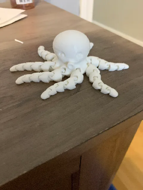 Make of Cute Flexi Octopus - Short Nose (No Supports) by SplendidMouse ...