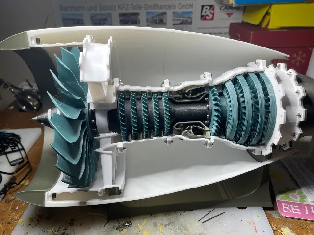 3D Printable Jet Engine by CATIAV5FTW | Download free STL model ...