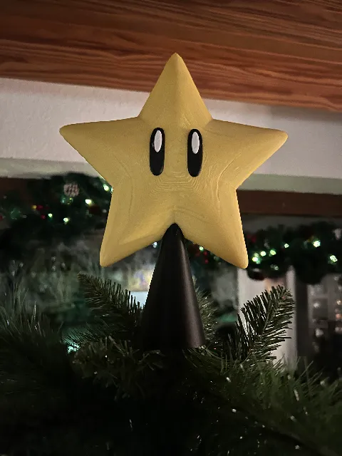 Make of Super Star Tree Topper by Kevin | Download free STL model ...
