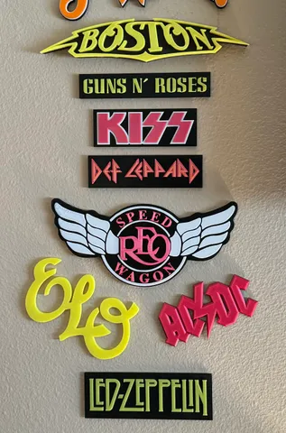 Led Zeppelin 80's Band Sign by rsnider2 | Download free STL model ...